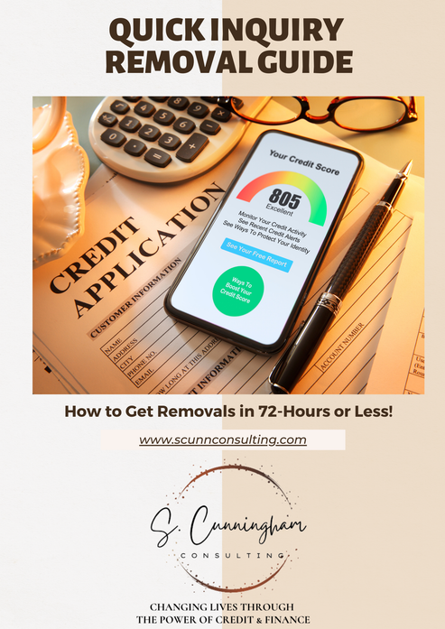 24-72 hour Inquiry Removal Guide – S. Cunningham Consulting LLC